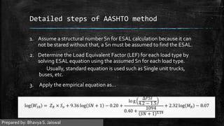 Flexible pavement design by aashto method | PPTX
