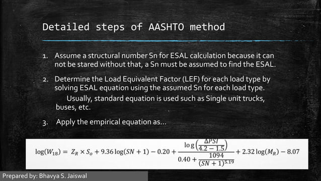 Flexible pavement design by aashto method | PPTX | Civil Engineering ...