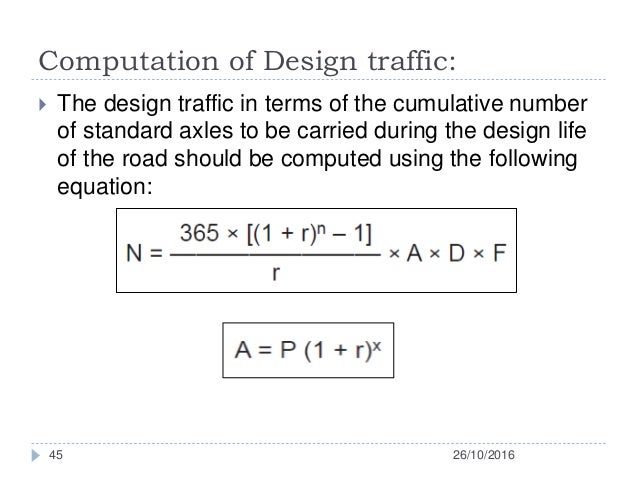 Flexible pavement presentation