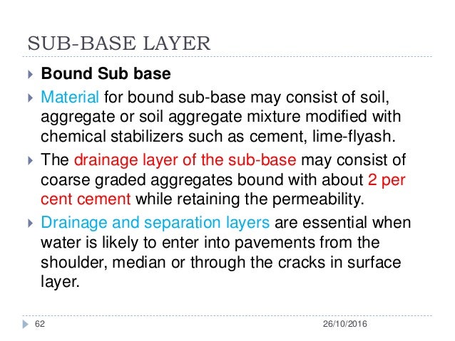 Flexible pavement presentation