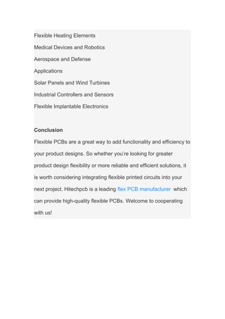 Flexible PCB and its Material, FPCB Design, Manufacturing, Advantages ...