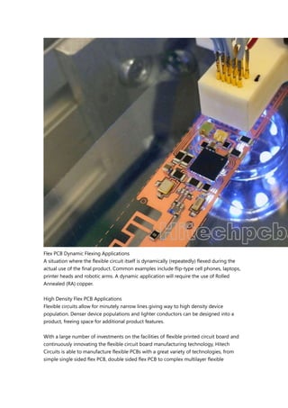Flexible PCB Manufacturing circuit board factory | PDF