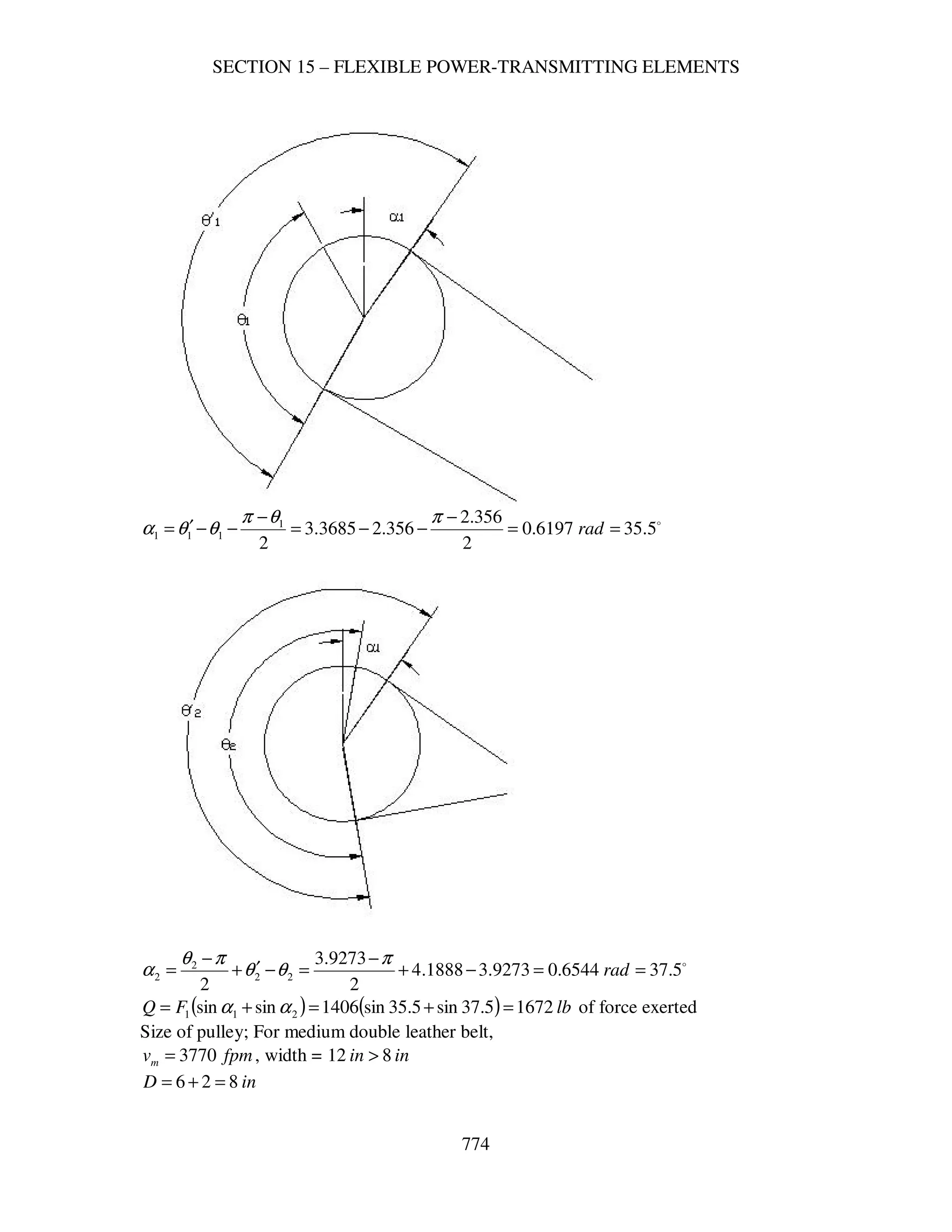 Design of machine elements - V belt, Flat belt, Flexible power ...