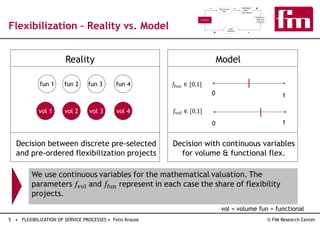 Flexibilization of service processes: toward an economic optimization ...