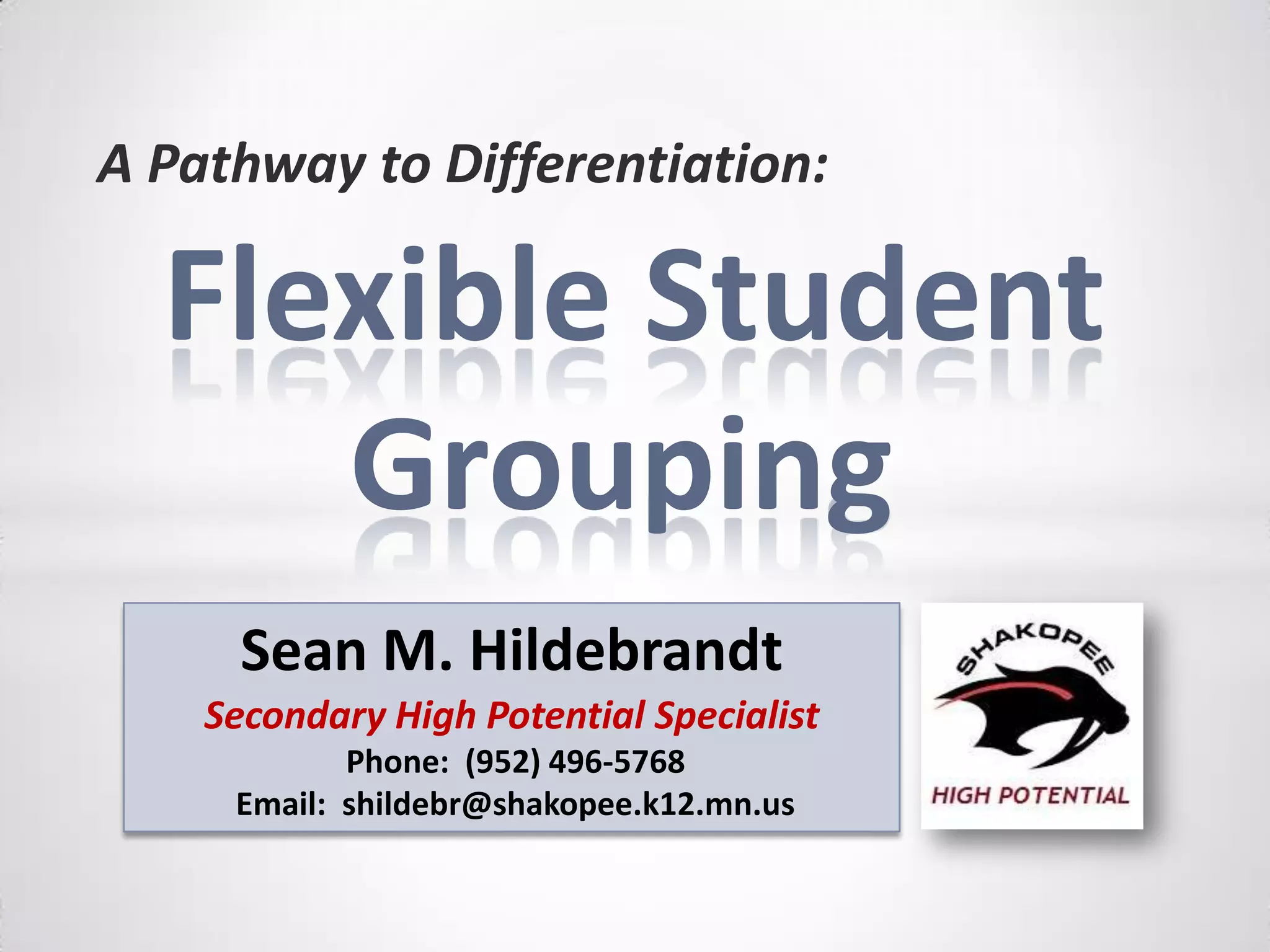 Flexible Student Grouping | PPTX