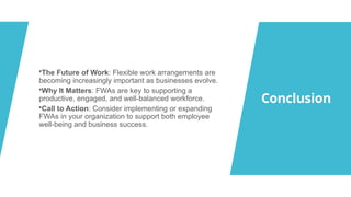 Flexible Work Arrangements (FWAs) MOM regulations | PPTX