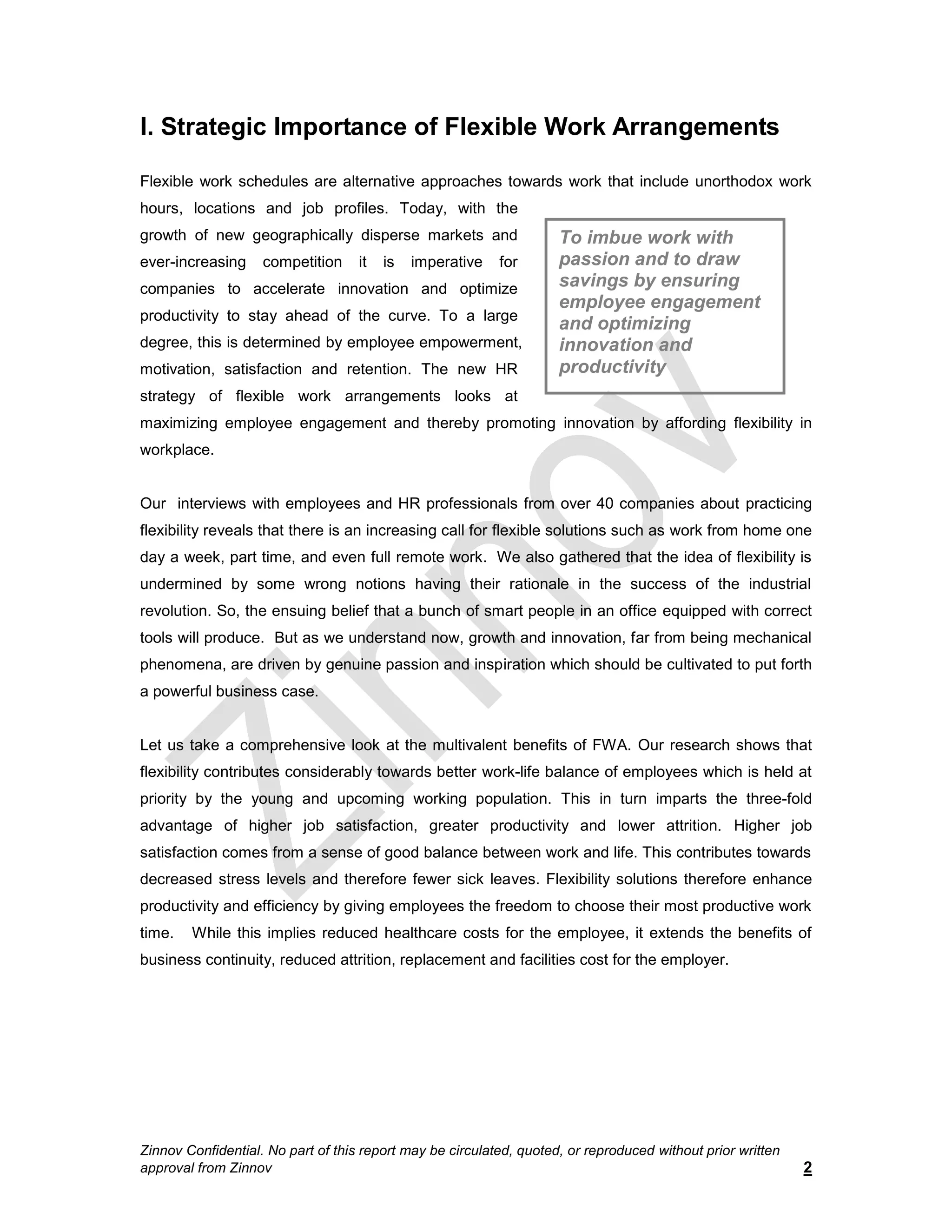 Flexible Work Arrangements Modeler | PDF