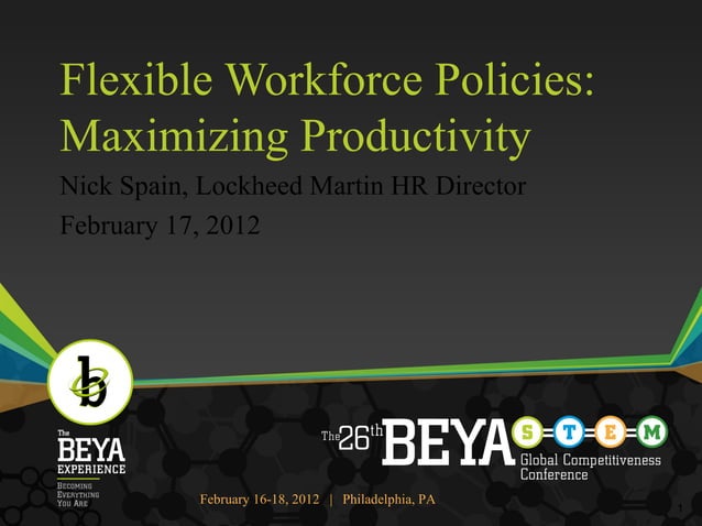 Flexible workforce policies maximizing productivity | PPT