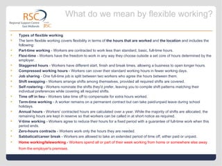 Implementing a Flexible Working Practice In Your Organisation | PPT