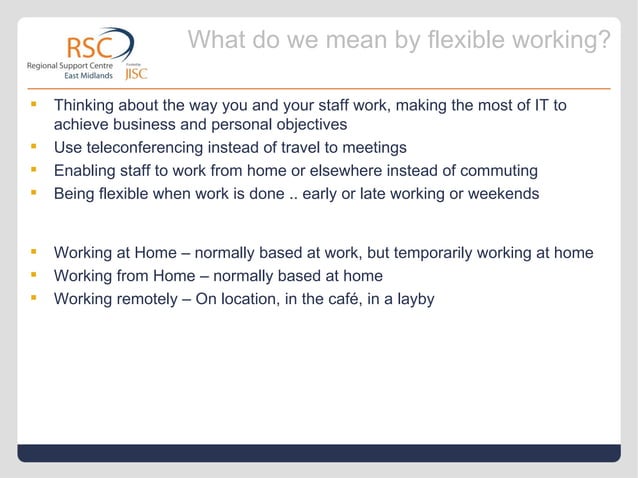 Implementing a Flexible Working Practice In Your Organisation | PPT