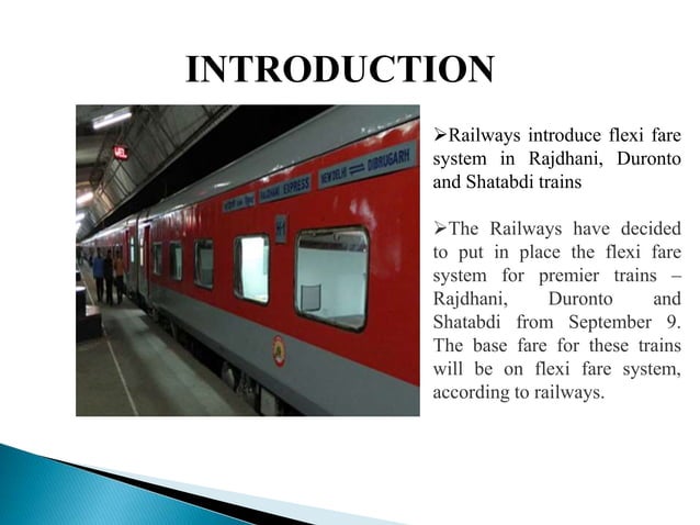 Flexi fare system | PPTX