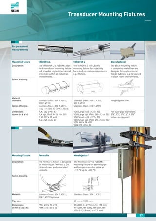 Flexim - Ultrasonic Clamp-on Hazardous Area Flow Meters - Brochure | PDF