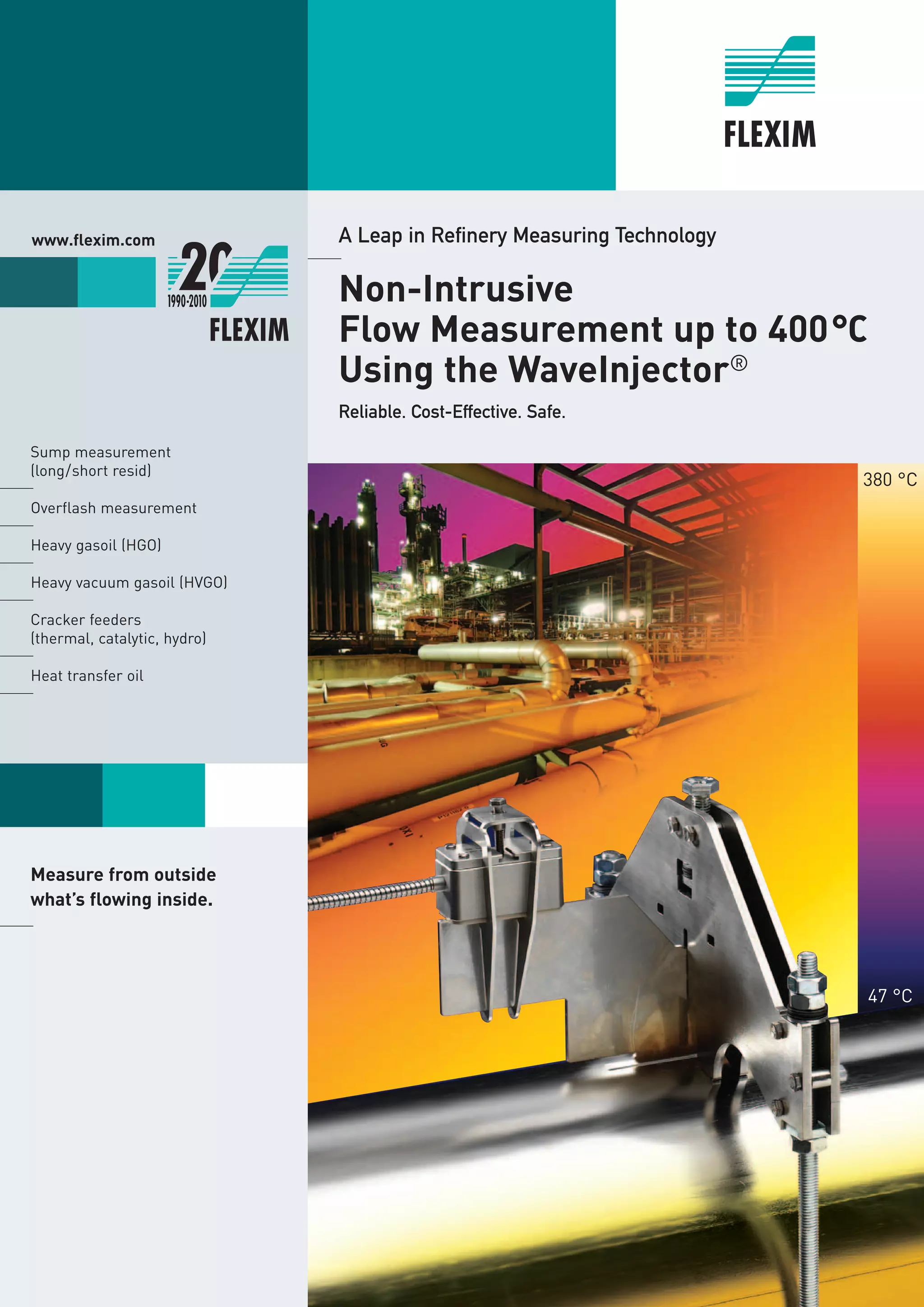 Flexim Fluxus Ultrasonic Flow Meters - Flow Measurement In Refineries ...