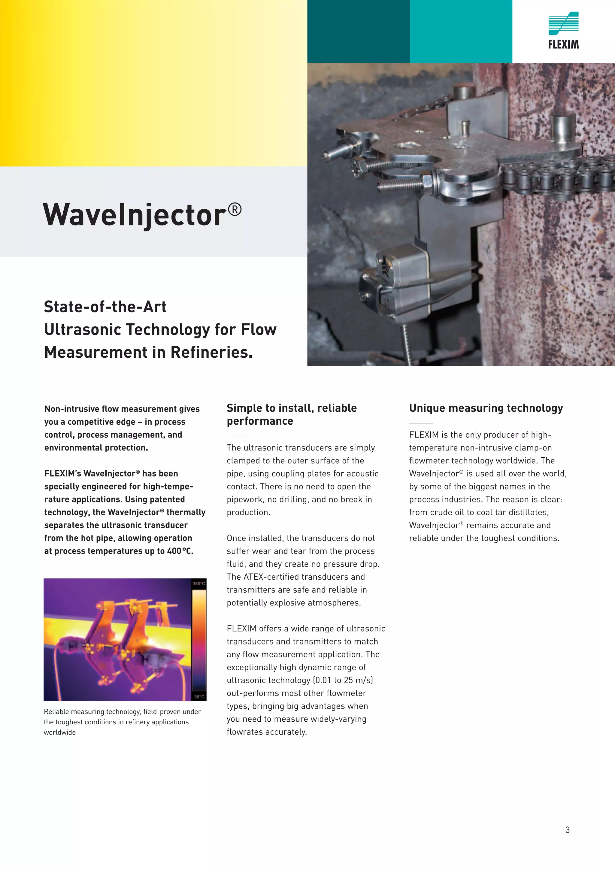 Flexim Fluxus Ultrasonic Flow Meters - Flow Measurement In Refineries ...