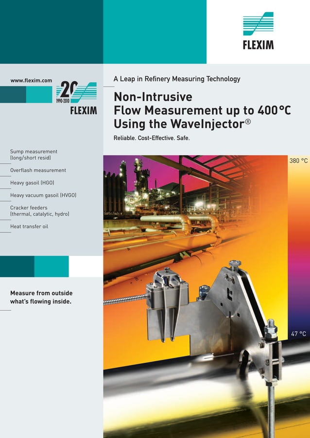 Flexim Fluxus Ultrasonic Flow Meters - Flow Measurement In Refineries ...