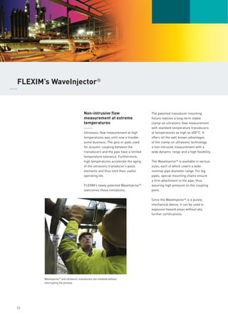 Flexim Fluxus Ultrasonic Flow Meters - Flow Measurement In Refineries ...