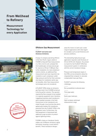 Flexim Fluxus Ultrasonic Flow Meters - Flow measurement Of Oil & Gas ...