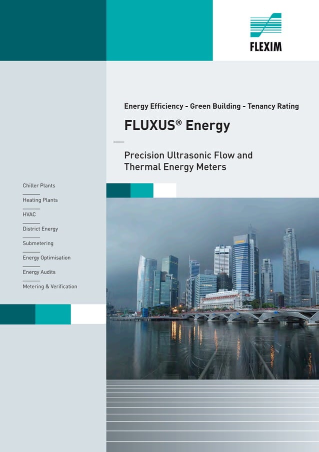 Flexim Fluxus Ultrasonic Flow Meters - Thermal Energy - BTU ...