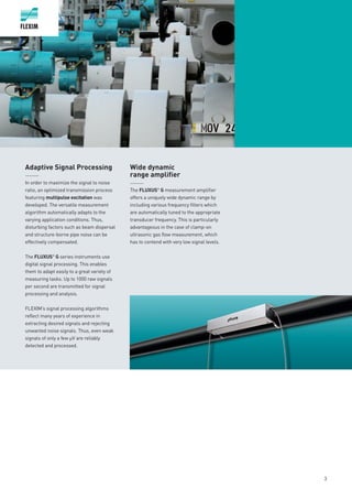 Flexim Fluxus Ultrasonic Gas Flow Meters - G Gas Meter Series ...