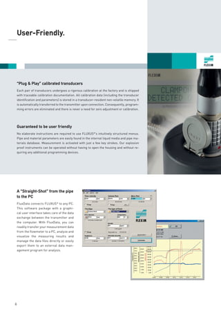 Flexim Fluxus Ultrasonic Liquid Flow Meters - Adm Series - Brochure | PDF