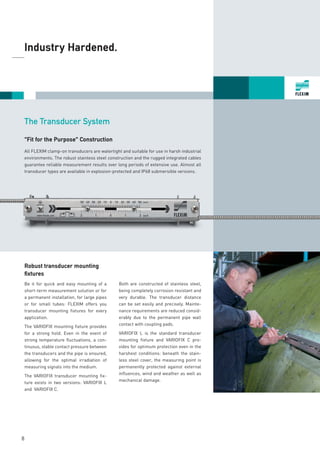 Flexim Fluxus Ultrasonic Liquid Flow Meters - Adm Series - Brochure | PDF