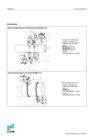 Flexim Wave Injector - High Temperature Transducer Mounting Fixture ...