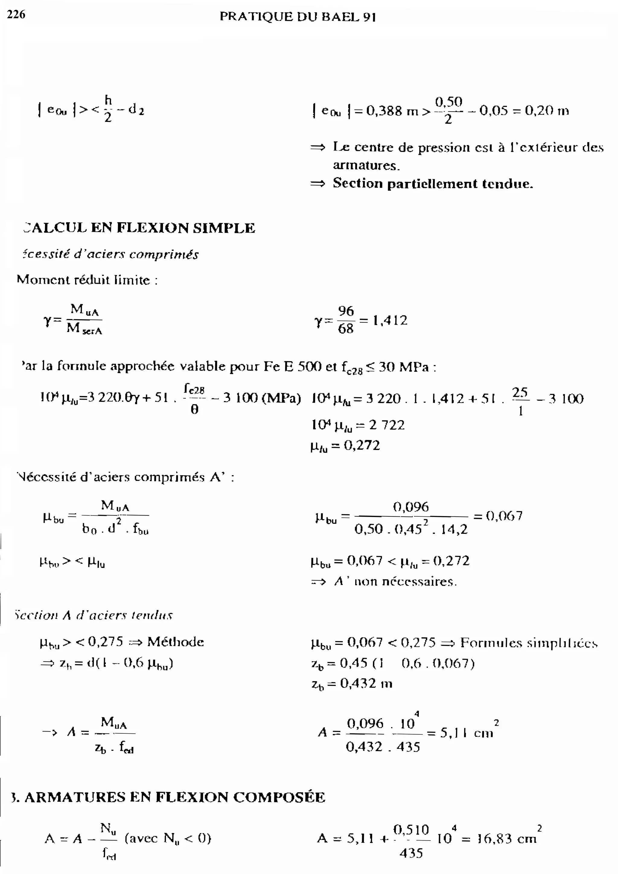 Flexion composée résumés et exercices résolus | PDF