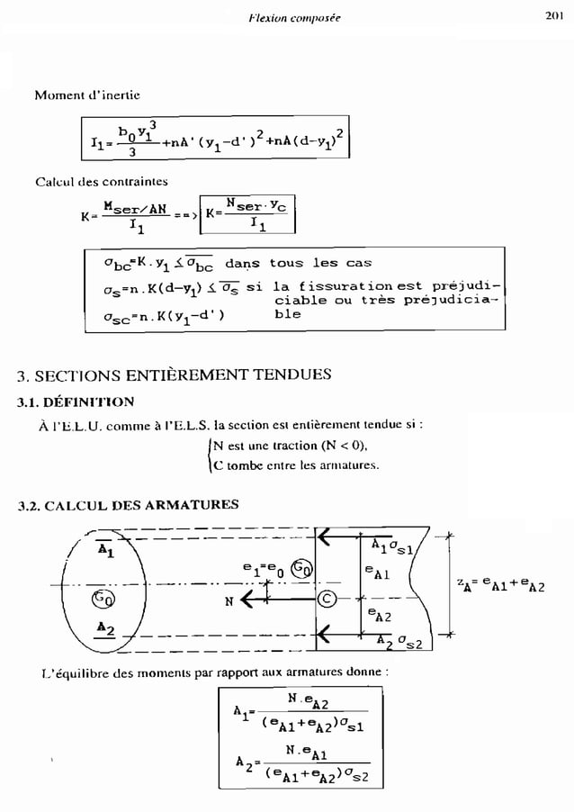 Flexion composée résumés et exercices résolus | PDF