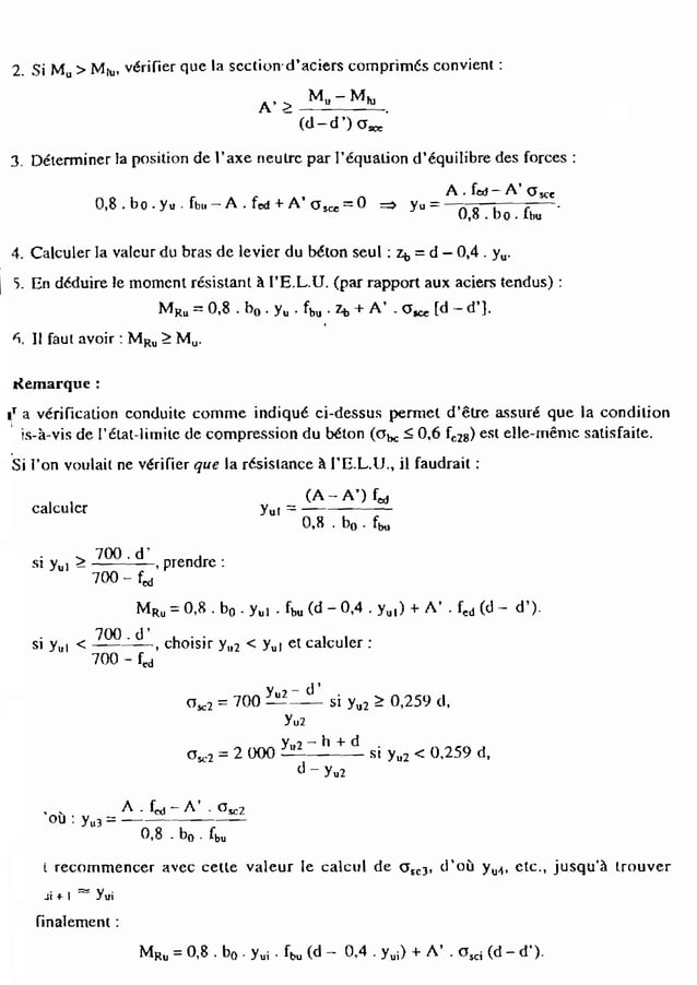 Flexion composée résumés et exercices résolus | PDF
