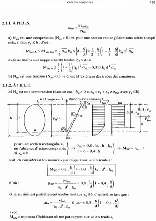 Flexion composée résumés et exercices résolus | PPT