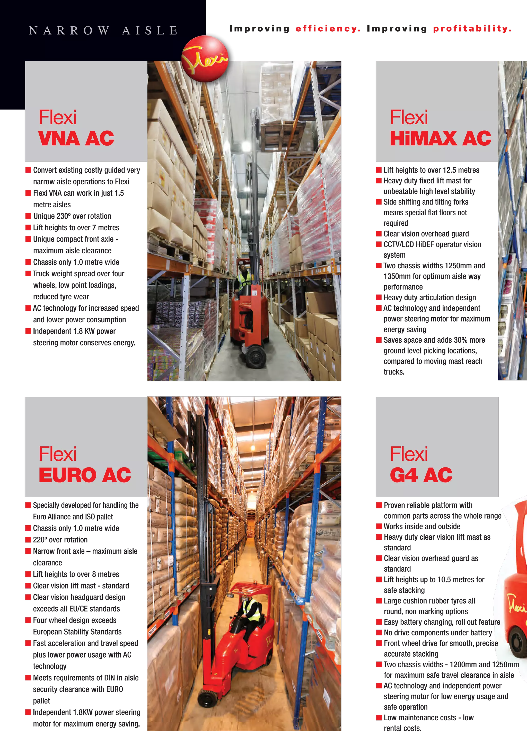 Flexi range of articulated fork lift trucks | PDF