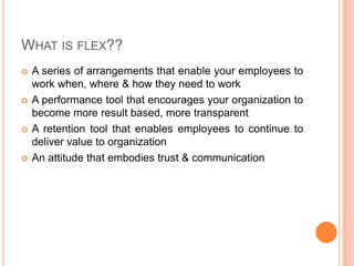 Flexitime | PPTX