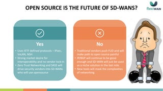 FlexiWAN Webinar - The Role of Open Source in Your SD-WAN Strategy | PPT