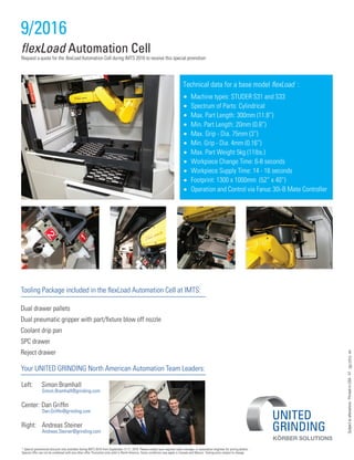 United Grinding - Studer - CNC Universal Grinders - Flex Load ...