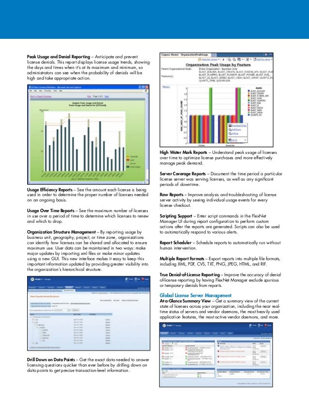 FlexNet Manager for Engineering Applications datasheet