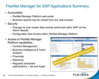 Flex net manager for sap applications v9 1 presentation | PPT