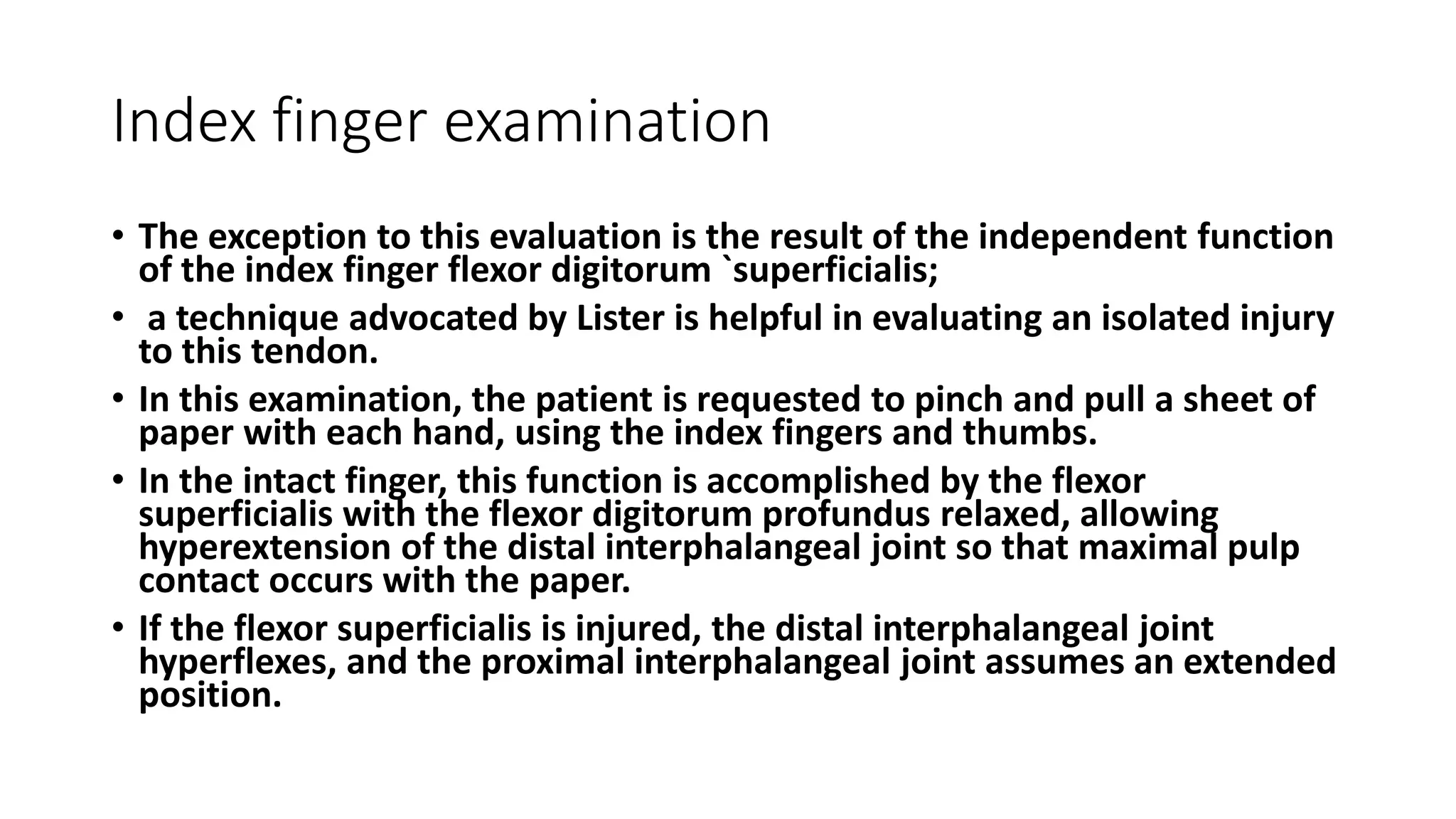 Flexor and extensor tendon injury | PPTX