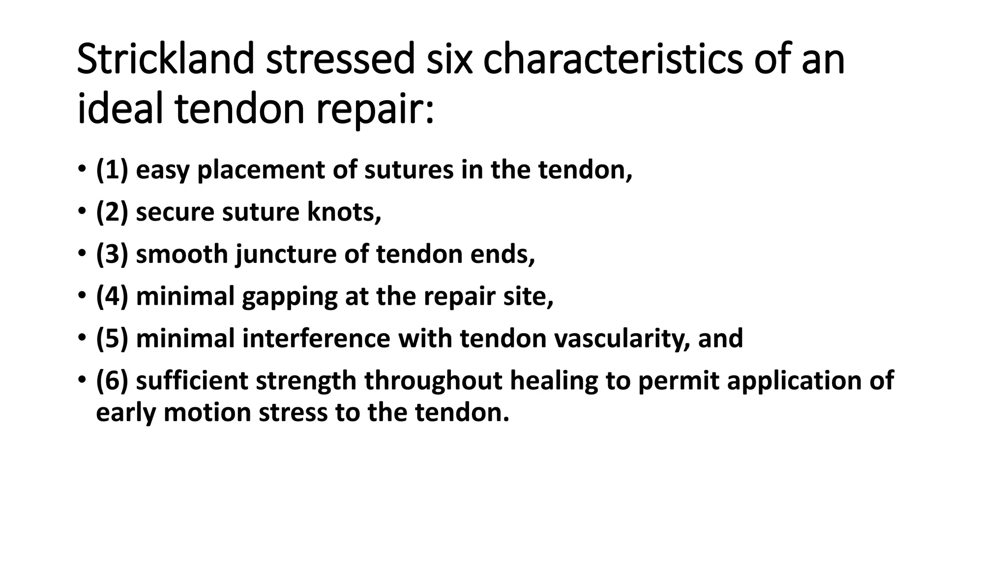 Flexor and extensor tendon injury | PPTX