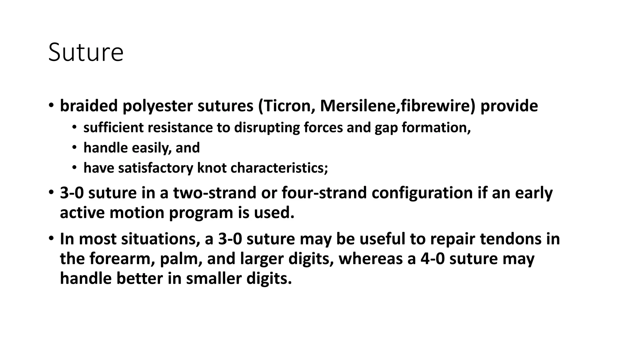 Flexor and extensor tendon injury | PPTX