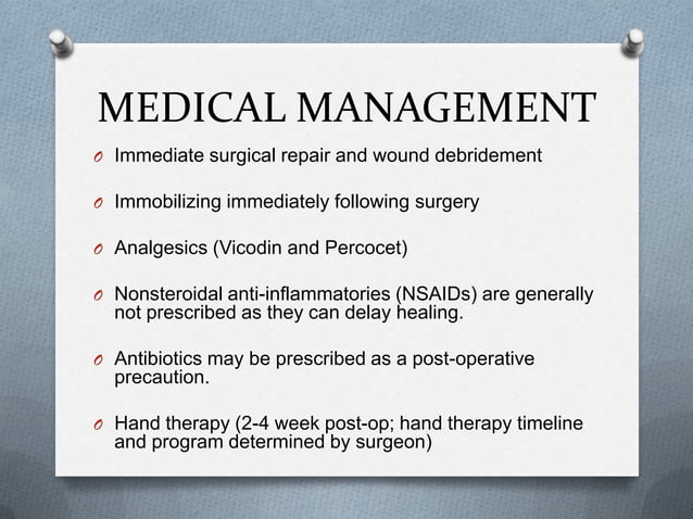 Flexor and Extensor Tendon Laceration vs. Occupational Therapy | PPTX