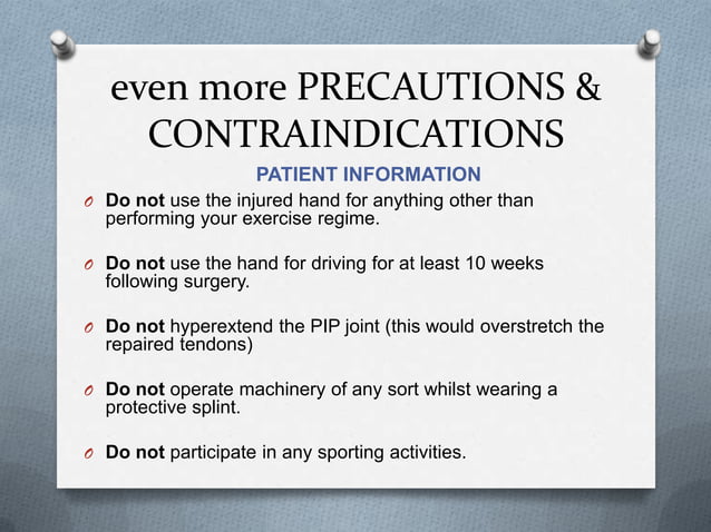 Flexor and Extensor Tendon Laceration vs. Occupational Therapy | PPTX