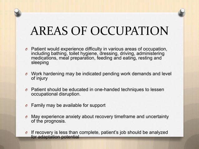 Flexor and Extensor Tendon Laceration vs. Occupational Therapy | PPTX