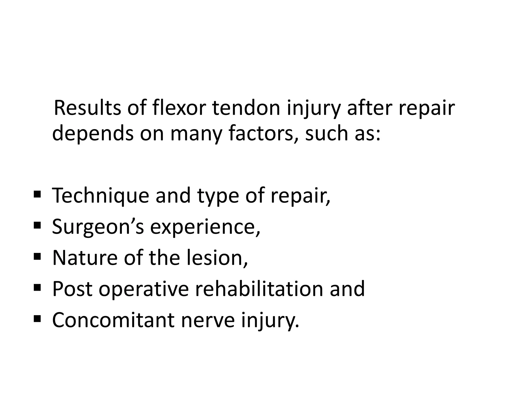 FLEXOR TENDON injury, fds,fdp,tendon injury | PPT