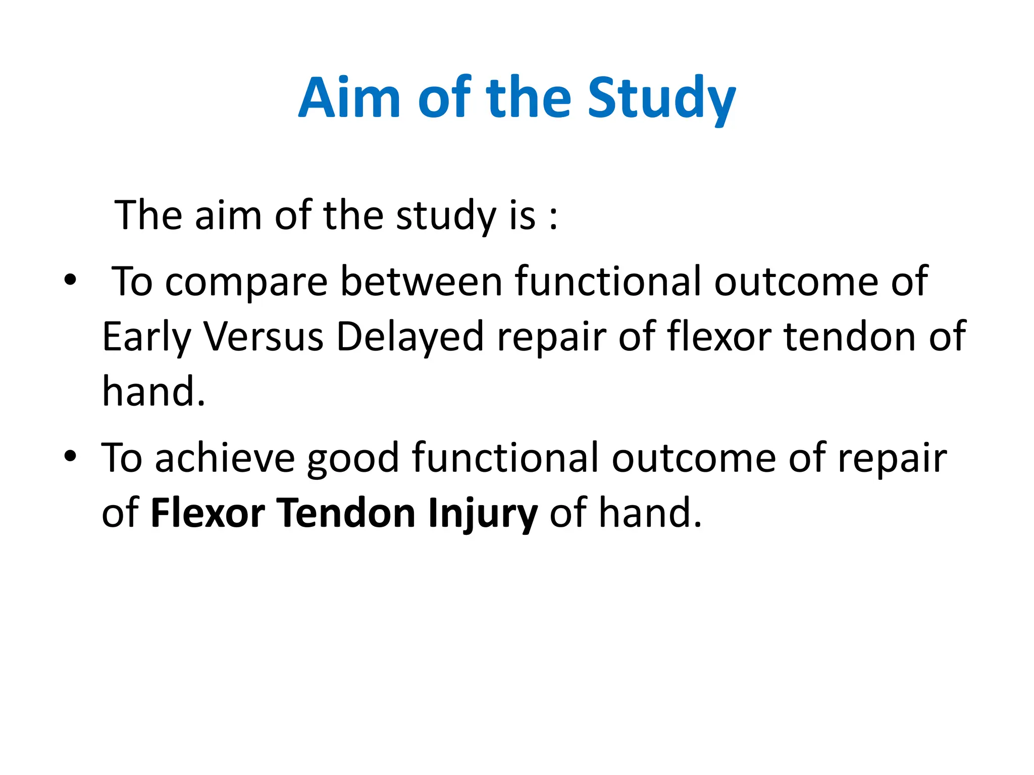 FLEXOR TENDON injury, fds,fdp,tendon injury | PPT