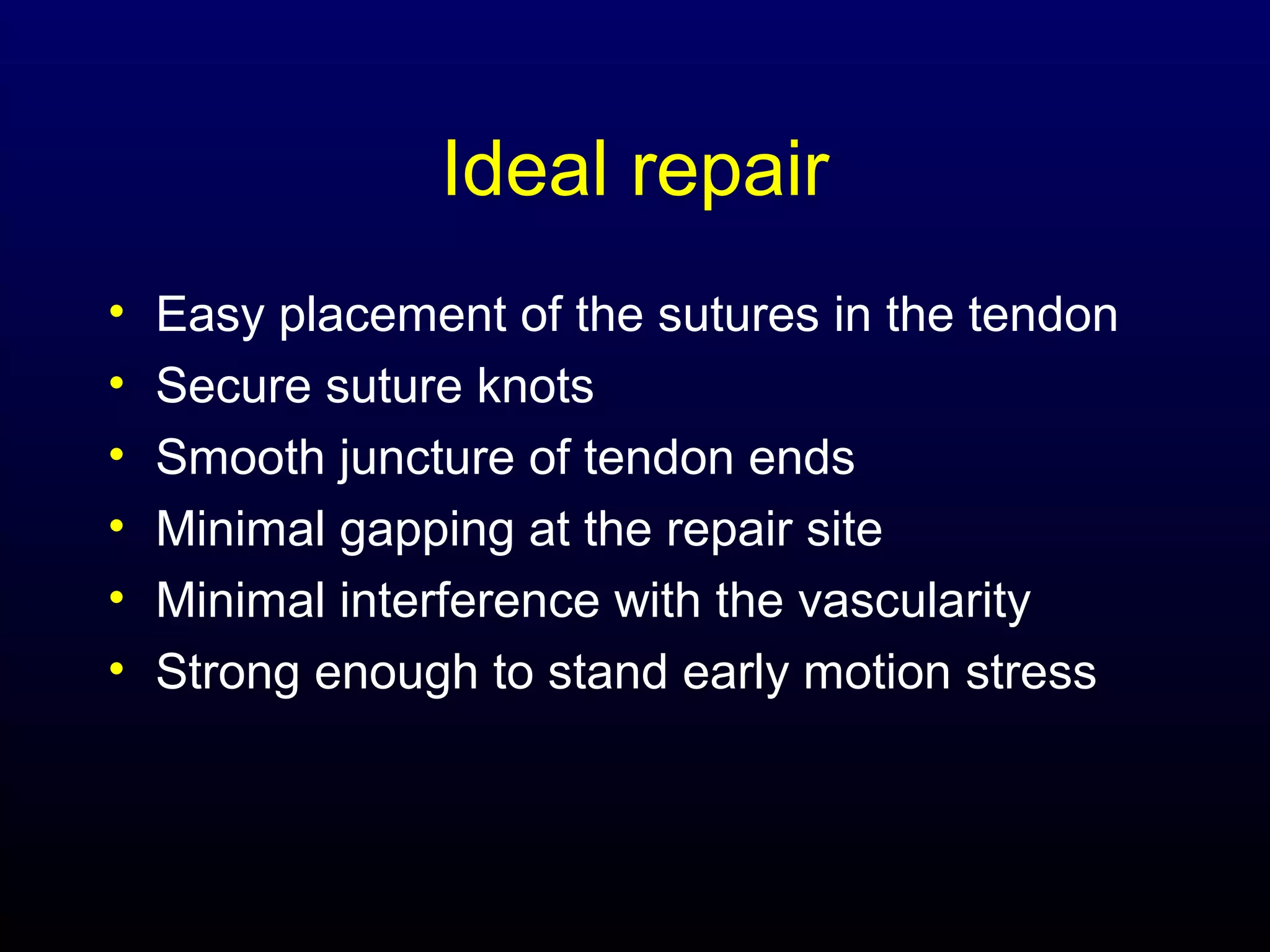 Flexor tendon injuries | PPT