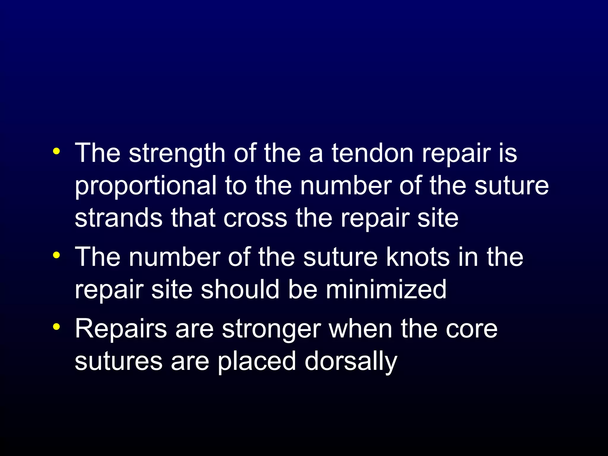 Flexor tendon injuries | PPT