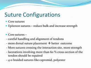 Flexor tendon injuries_UTSAV | PPT