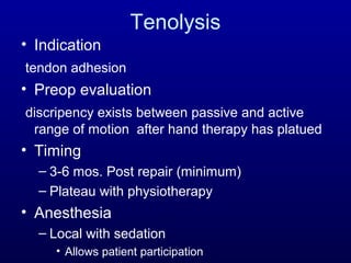 Flexortendoninjuries1 140504003542-phpapp01 | PPT