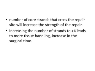 Flexor tendon repair | PPTX