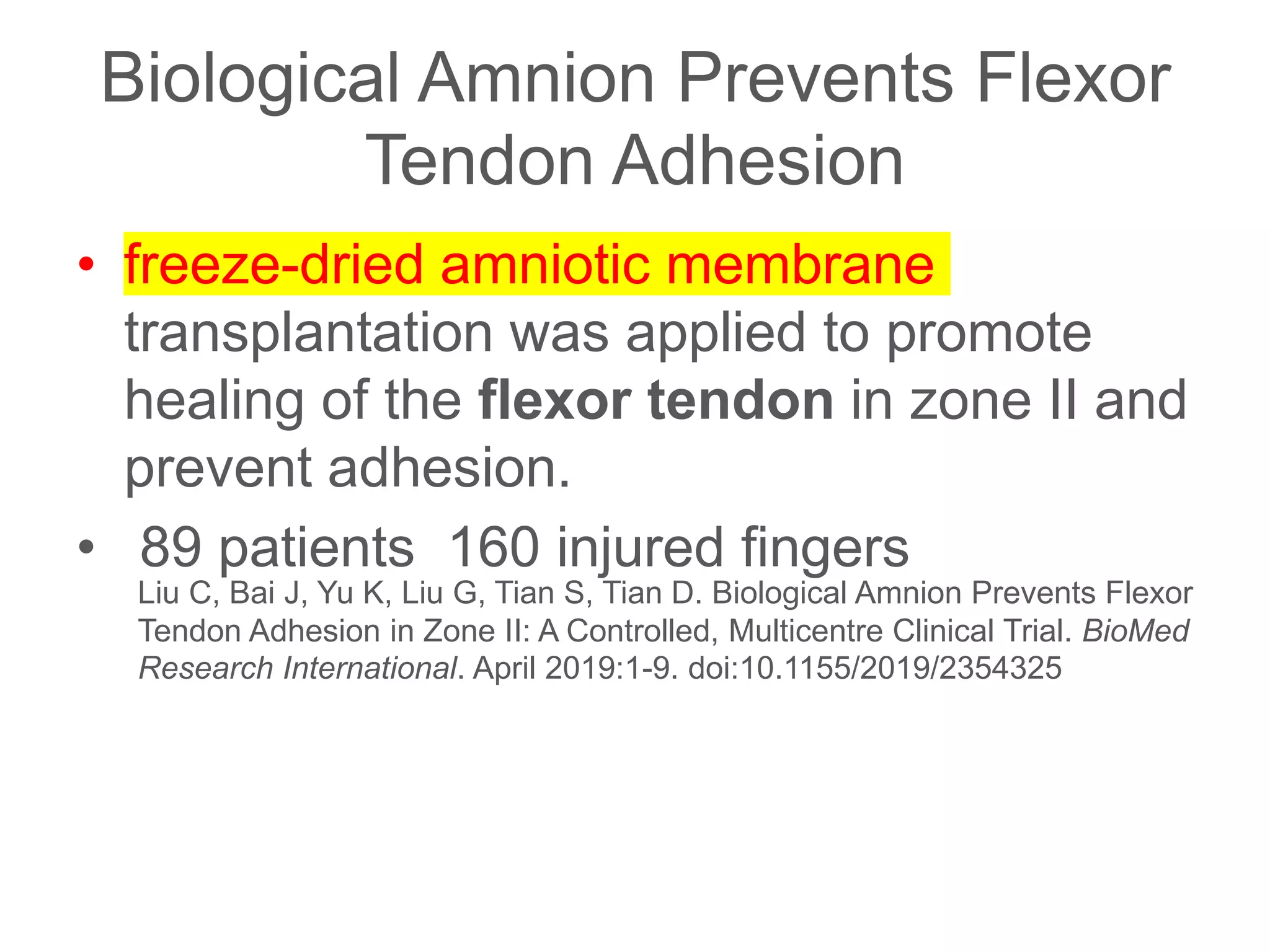 Flexor tendon surgery Review | PPTX